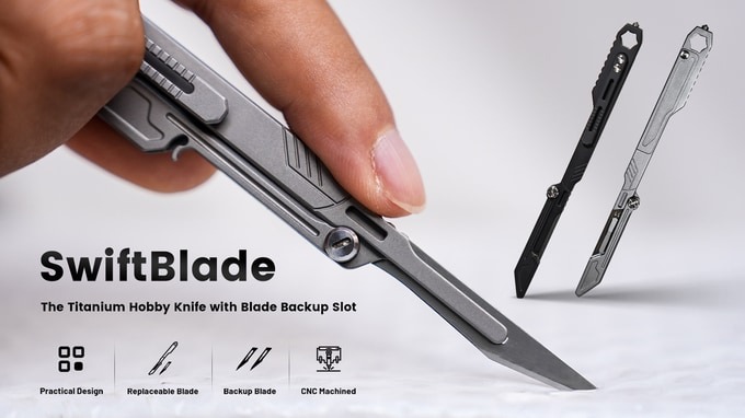 Swiftblade Titanium Hobby Knife｜精密さと実用性を兼ね備えた究極のホビーナイフ - Modern g | 近未来 ...
