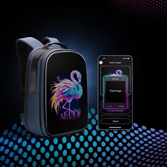 CARBON AI｜世界初のOpenAI搭載LEDバックパック - Modern g | 近未来のライフスタイル